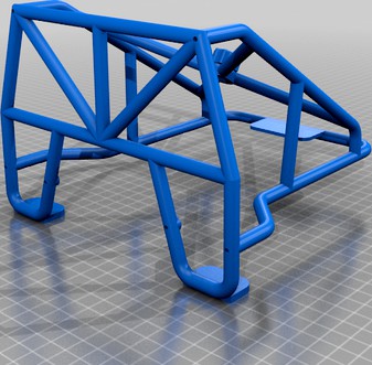 Trx-4 half cage 3d model