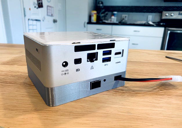 Intel NUC 5th Gen 10Gbe Networking Ring Adapter / Mount (i3, i5, i7) 3d ...