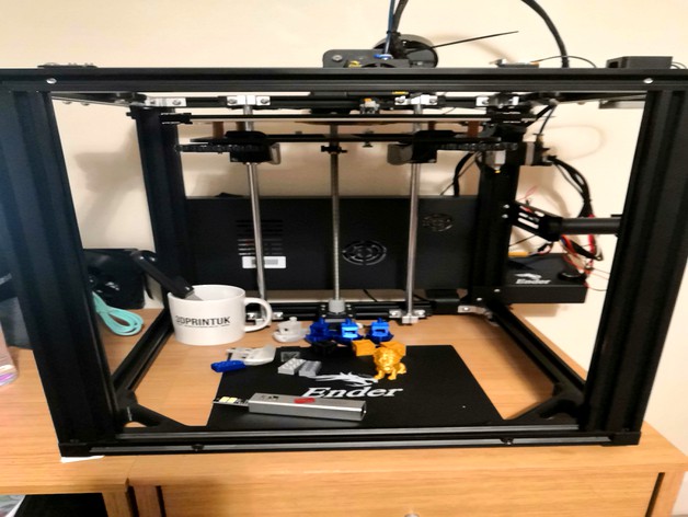 Ender 5 Control Box Rear Mount 3d model