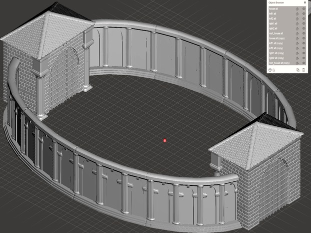Arena Colosseum DnD 3d model