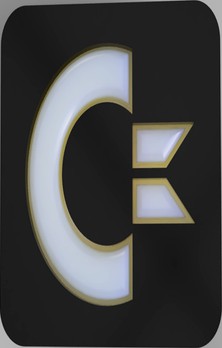 illuminated Commodore logo 3d model