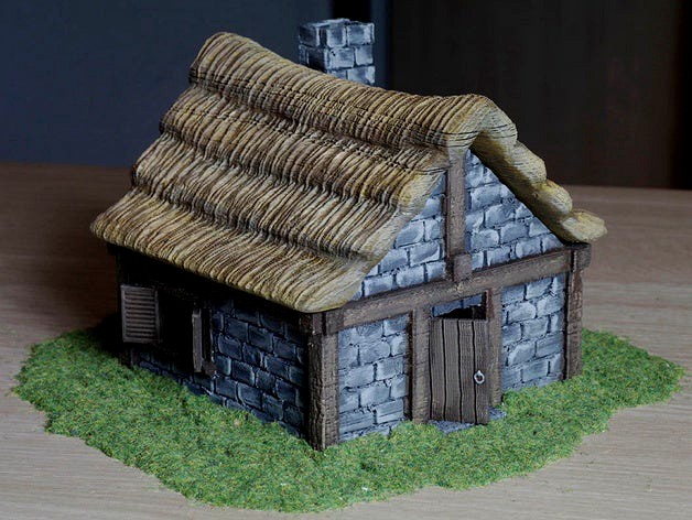 Medieval country cottage 3d model