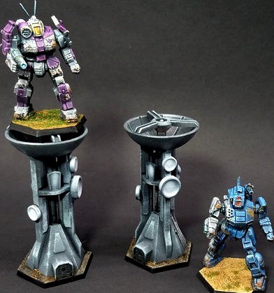 6mm Scale Battletech Terrain - Uplink/Relay Tower (Forward Base Set) 3d ...