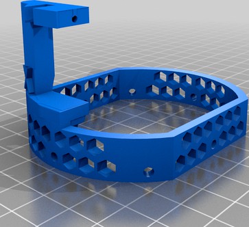 TVC Gimbal rocket vector 3d model