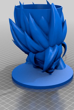 Goku Flower Planter Dragon Ball Z 3d model