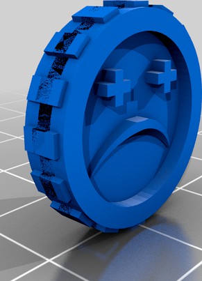 One Page Rules (2 faces tokens) 3d model