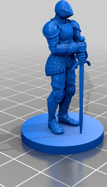 Knight Statues 3d model