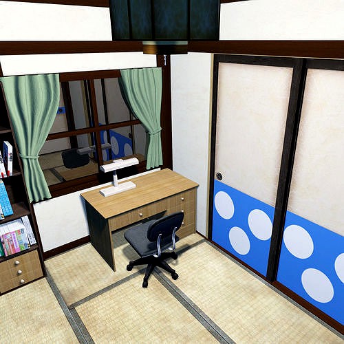 Nobita Room 3d model
