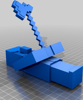 Minecraft Vindicator 3d model