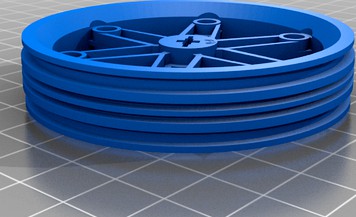 Big Wheel for Lego 3d model