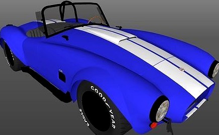 Shelby Cobra Car 3d model