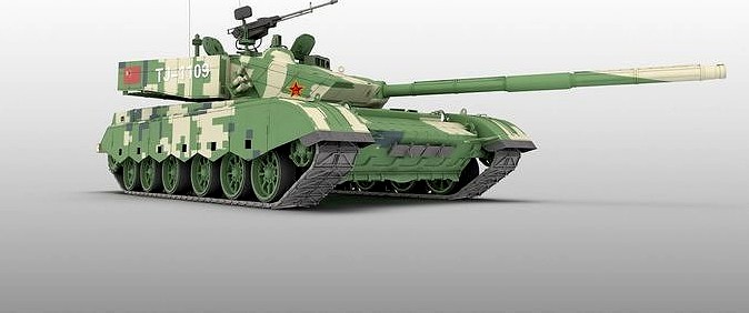 Type 99 Main Battle Tank ZTZ-99 3d model