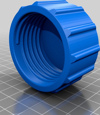 GL45 screw cap 3d model