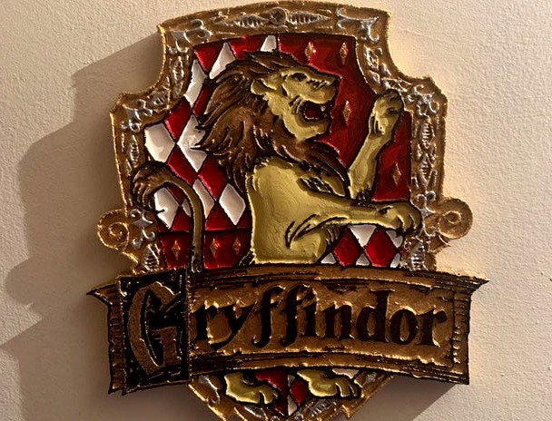 Harry Potter - Gryffindor Plaque / Sign 3d model
