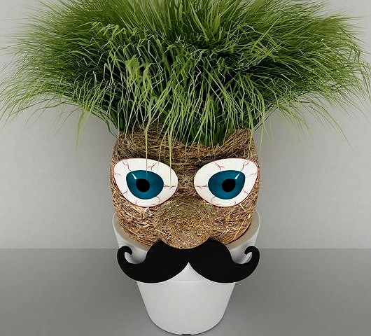grass man 3d model