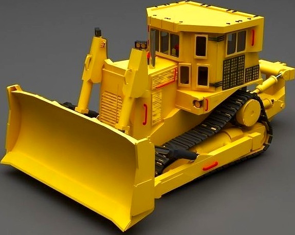 Buldozer 3d model