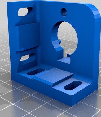 Keyence Static Bar Bracket 3d model