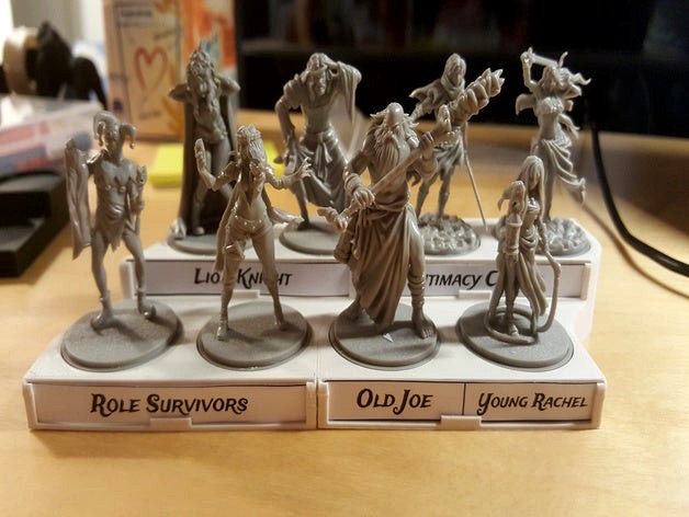 Kingdom Death Monster Miniature Display Stand 3d model