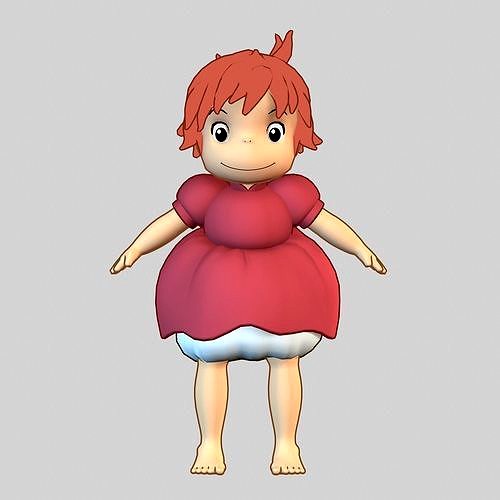 Ponyo 3D model