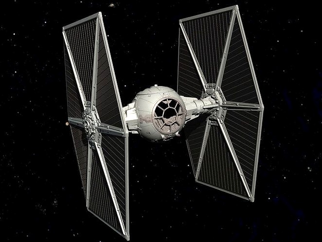 Twin Ion Engines fighter of Star Wars 3d model