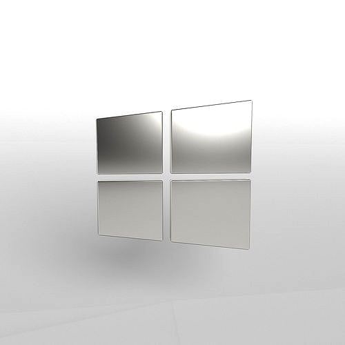 Windows 10 Logo v1 004 3d model