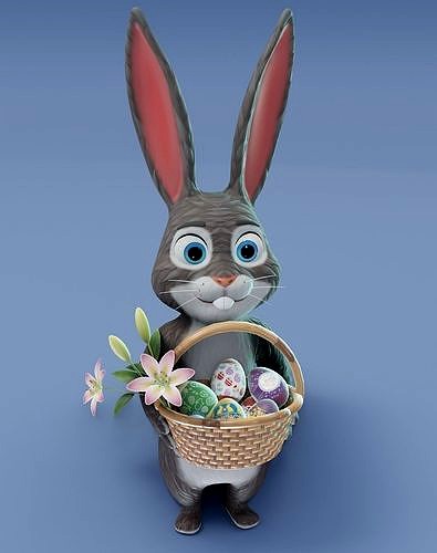 Easter Bunny 3D Model