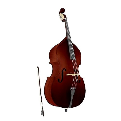 Double bass 3d model