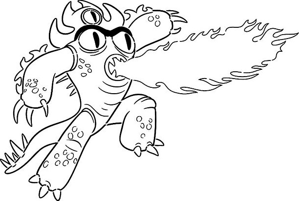 BH6 Fred stencil 3d model