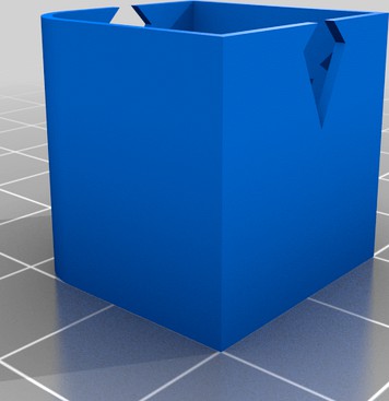 Test flow cube 3d model