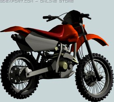 Download free Dirt Bike 3D Model