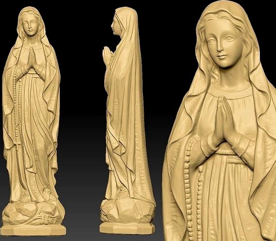 Virgin Mary | 3D model