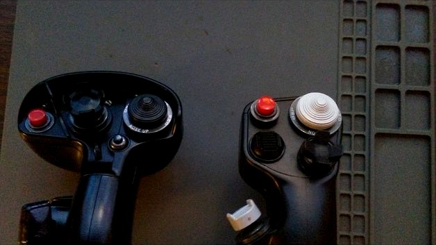 Thrustmaster Warthog Stick Castle Switch 3d model