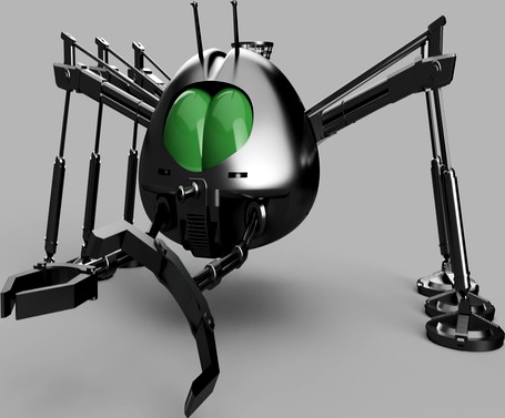 Jeff Wayne Martian Handling Machine 3d model