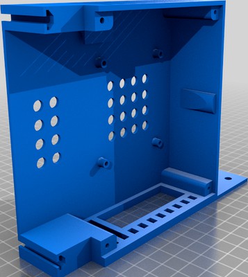Ender 3 Pro Original Mainboard & Raspberry Pi 4 Case 3d model