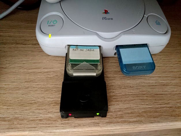 Low profile wireless plastic cover for PS1 3d model