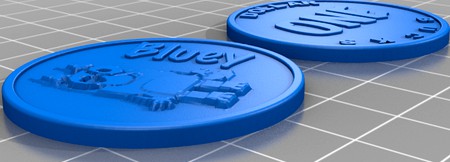 Bluey Dollar Buck 3d model