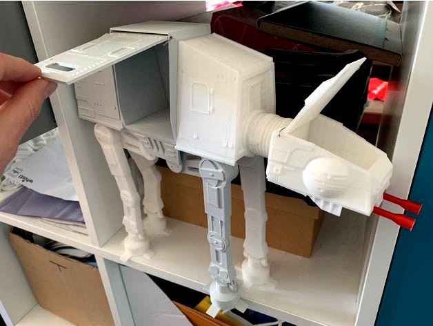 AT-AT Walker with internal compartments 3d model