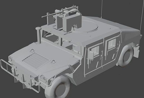 Humvee 3d model