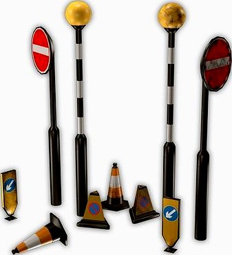 Street Signs 3d model