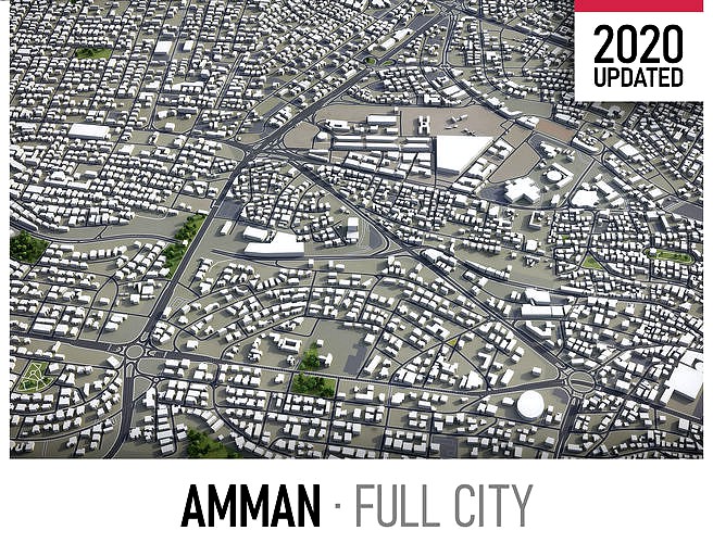 Amman 3d model