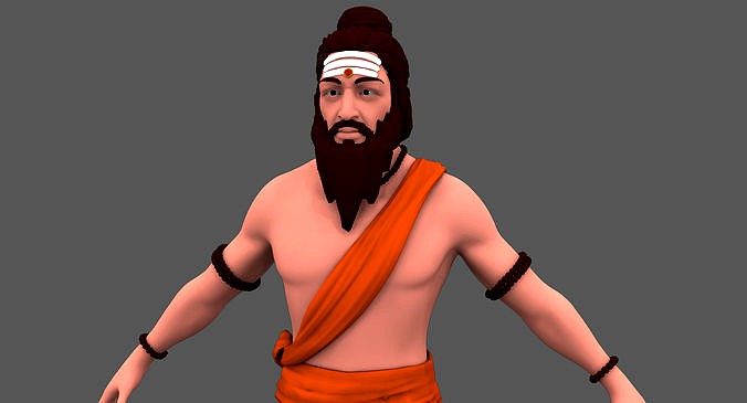 Sage character 3d model