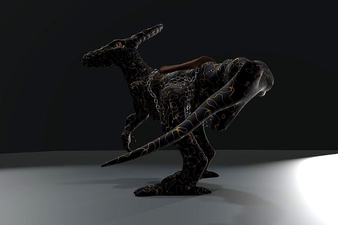 High Poly Creature Model 3d