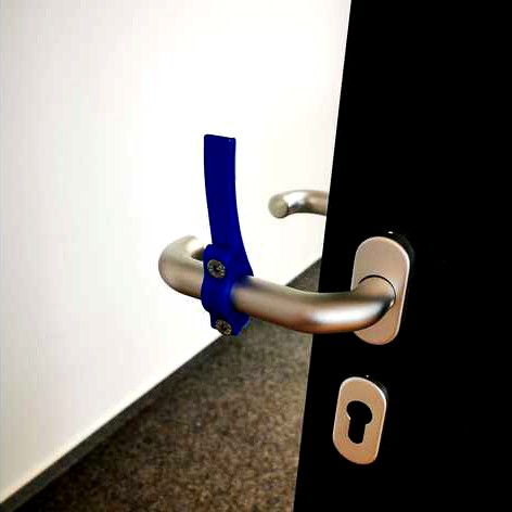 hands-free forearm and elbow door handle adapter 3d model