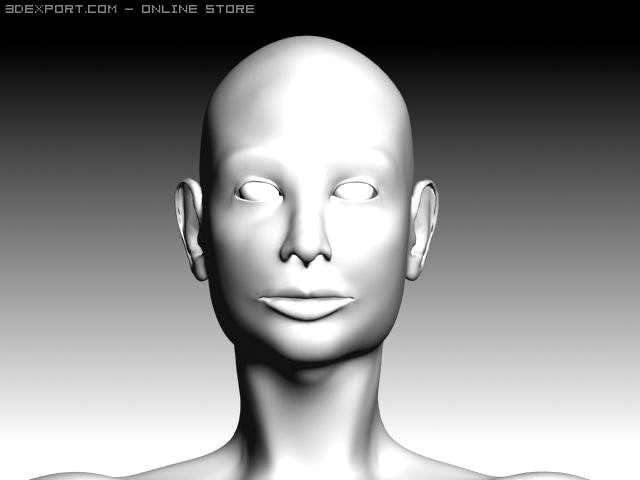 Teenager Woman 3d Model