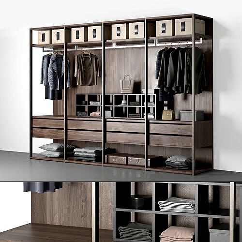 wardrobe Poliform 3d model