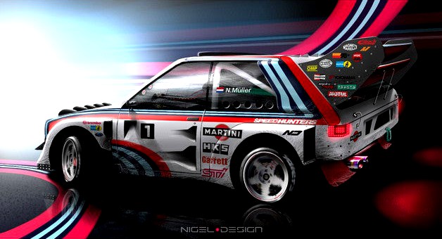 SUBARU JUSTY J12 AWESOME RALLY GROUP B CAR by Marcus_GT500 3d model
