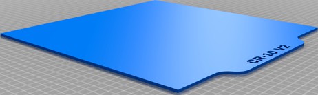 Creality CR-10 V2 custom build plate by 3dprintbeginnercom model