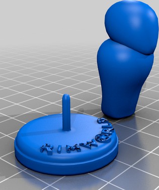 Rimworld Human Pawn with Stand by dkncus 3d model