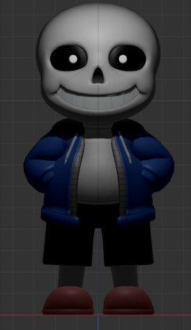 Sans - Undertale (Super Smash Bros. Ultimate) by potate 3d model