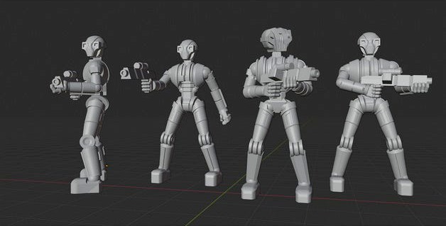 Hunter Killer Bots by MillerBro 3d model